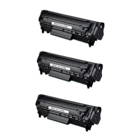 Order Compatible for Q2612A HP 12A Toner Cartridge, 2K pages, Box of 3 ...